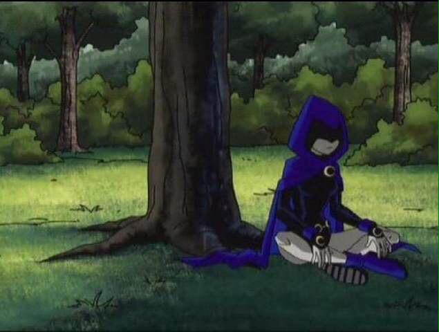 Raven Teen Titans Meditating