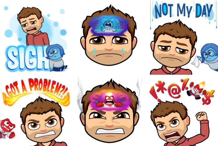 The DisneyPixar 'Inside Out' bitmojis are quite entertaining | Jon ...