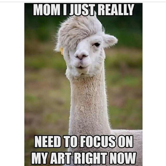 Llama Meme Art