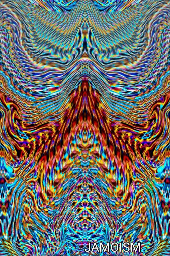 JAMOISM on Twitter: "Trippy Devil world ♝♞ #abstractart #psychedelicart #contemporaryart # ...