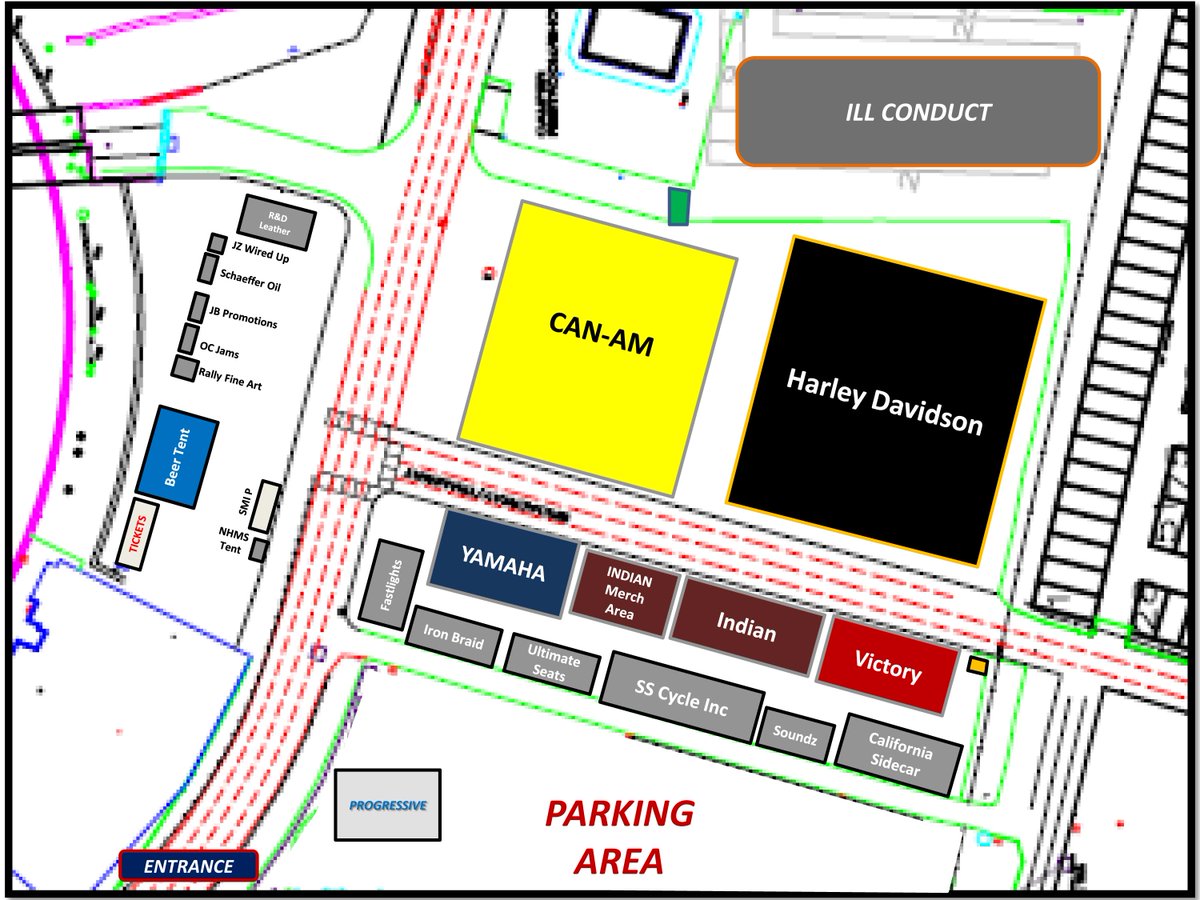 Updated LoudonClassic FanZone map: | New Hampshire Motor | Scoopnest
