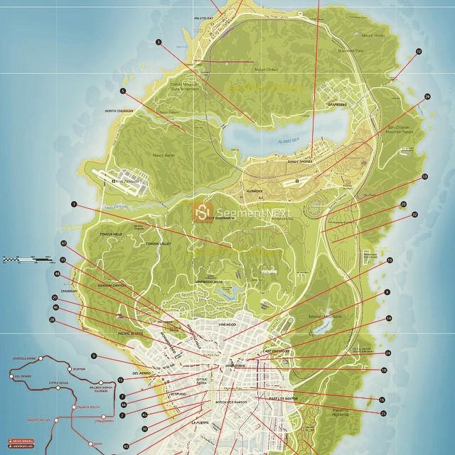 Gta 5 Stunt Jumps Map