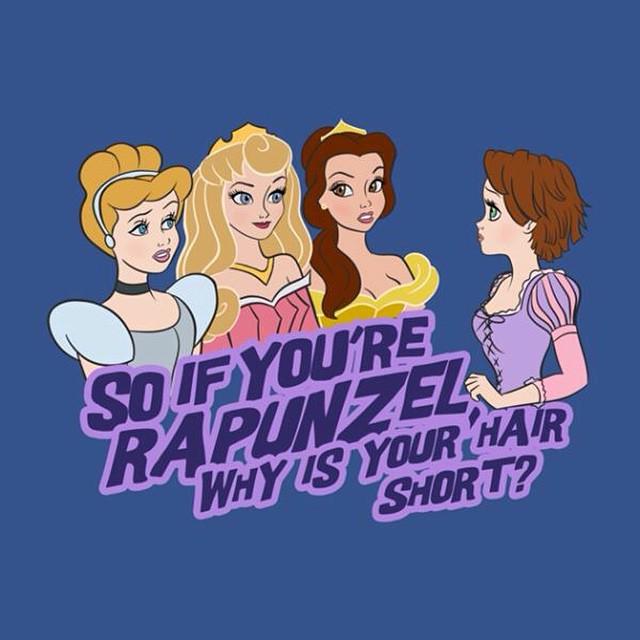 Disney Princesses As Mean Girls