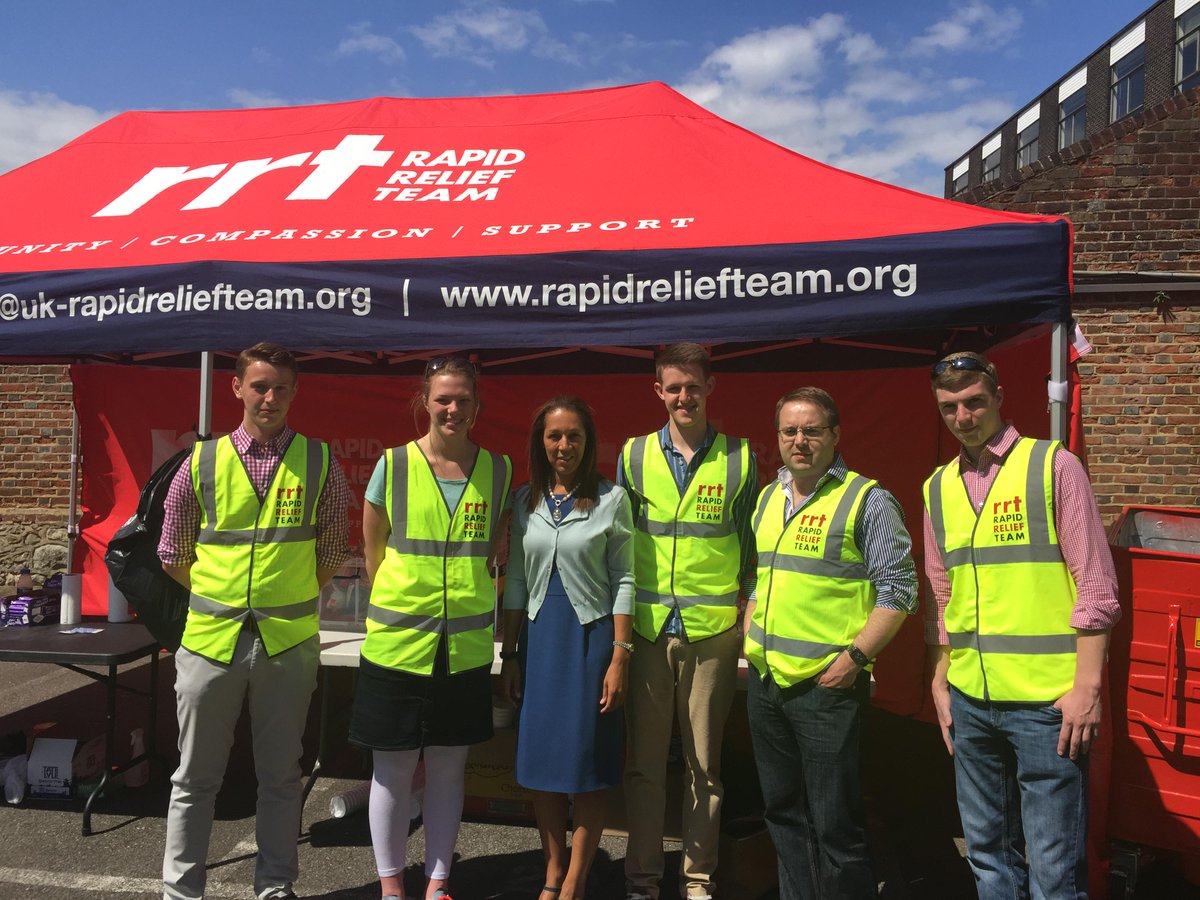 With Rapid Relief Team, a brilliant charity supporting the emergency ...