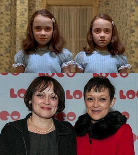 The Shining Twins Then And Now