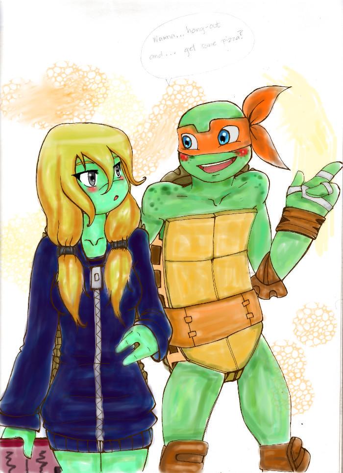 Girl Tmnt Mikey Drawings