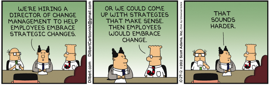 Change Cartoon Dilbert