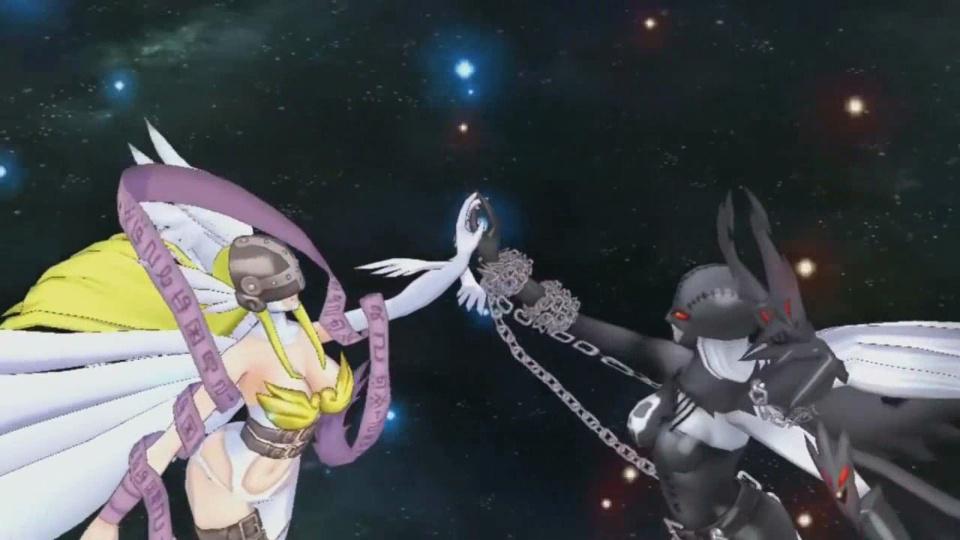 Angewomon And Ladydevimon