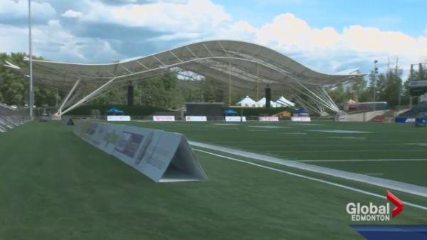 WATCH: SMS Equipment Stadium opens in Fort McMurray FletcherKent has ...