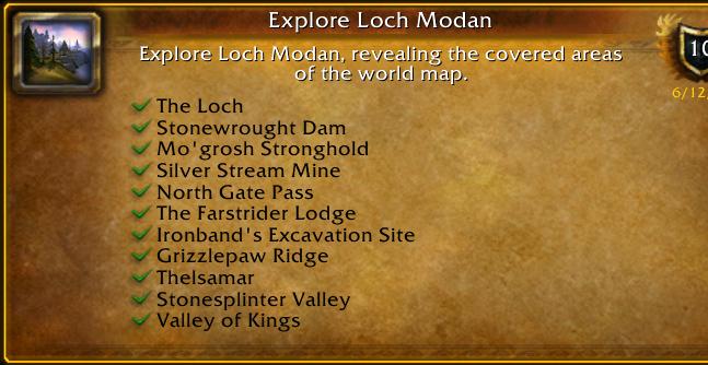 Loch Modan Map