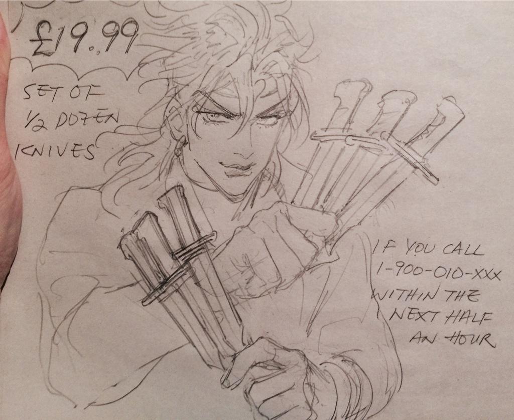 「I cant stop drawing dio 」Lexの漫画