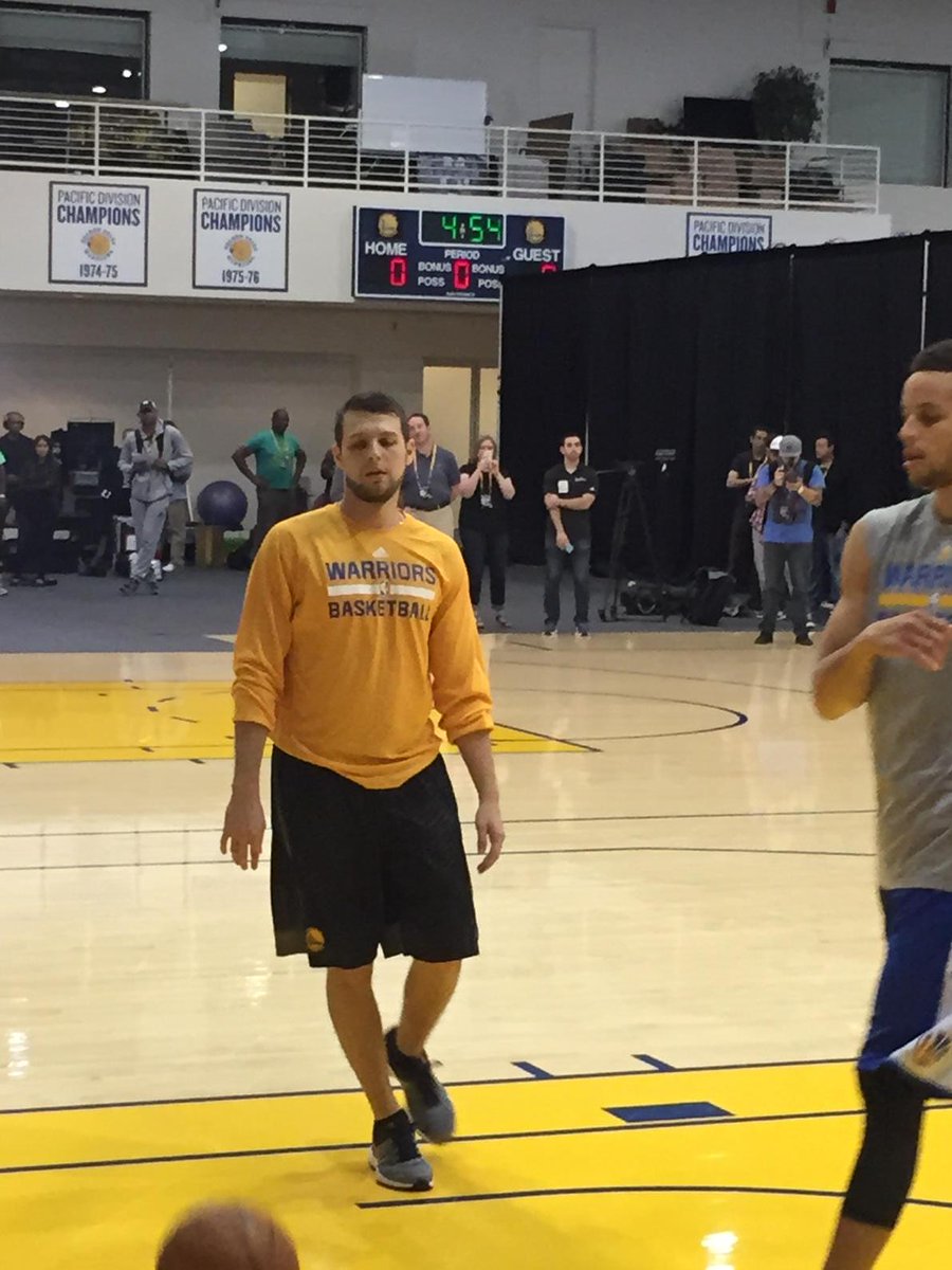 The most-photographed man at Warriors practice: Nick U'Ren. | Rusty ...
