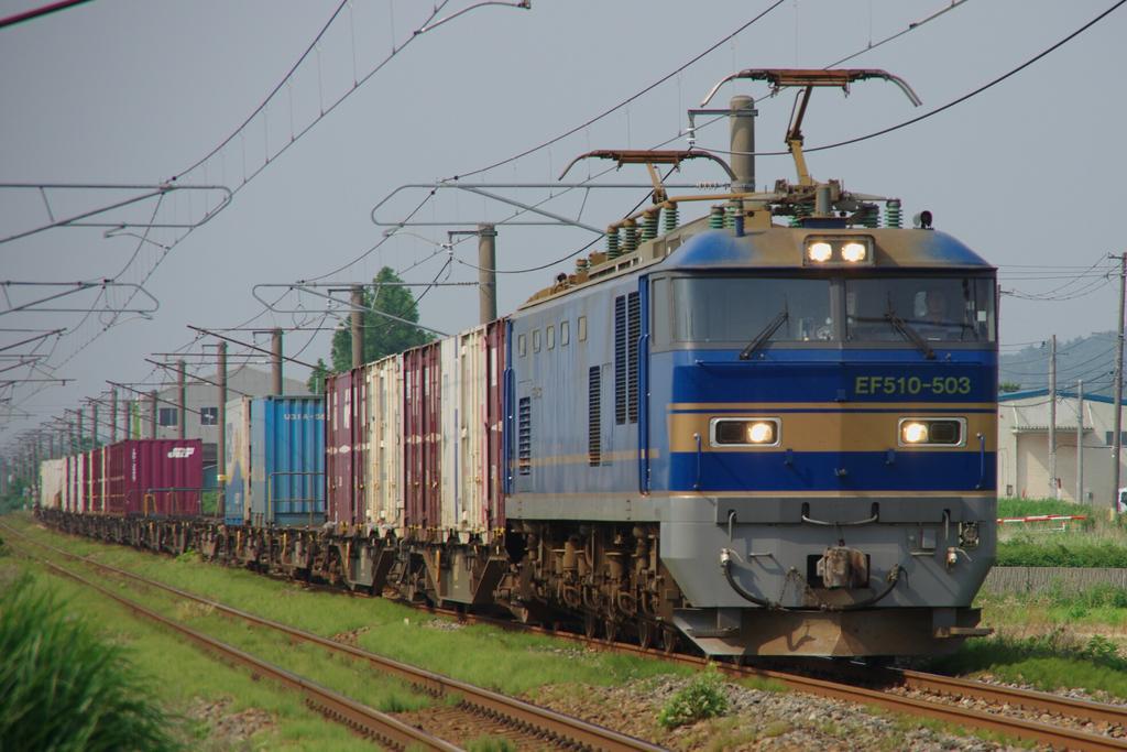 あがき太 on Twitter: "EF510 503牽引 3098レ 金塚～加治間にて http://t.co/3TBiMqdGY2"