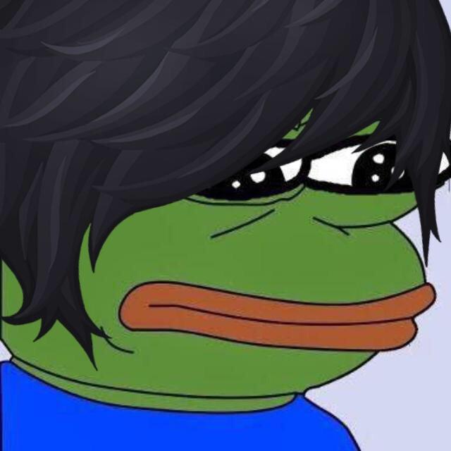 Emo Frog Memes Funny Meme Sad Pepe Frog With Middle Finger Hand Signal