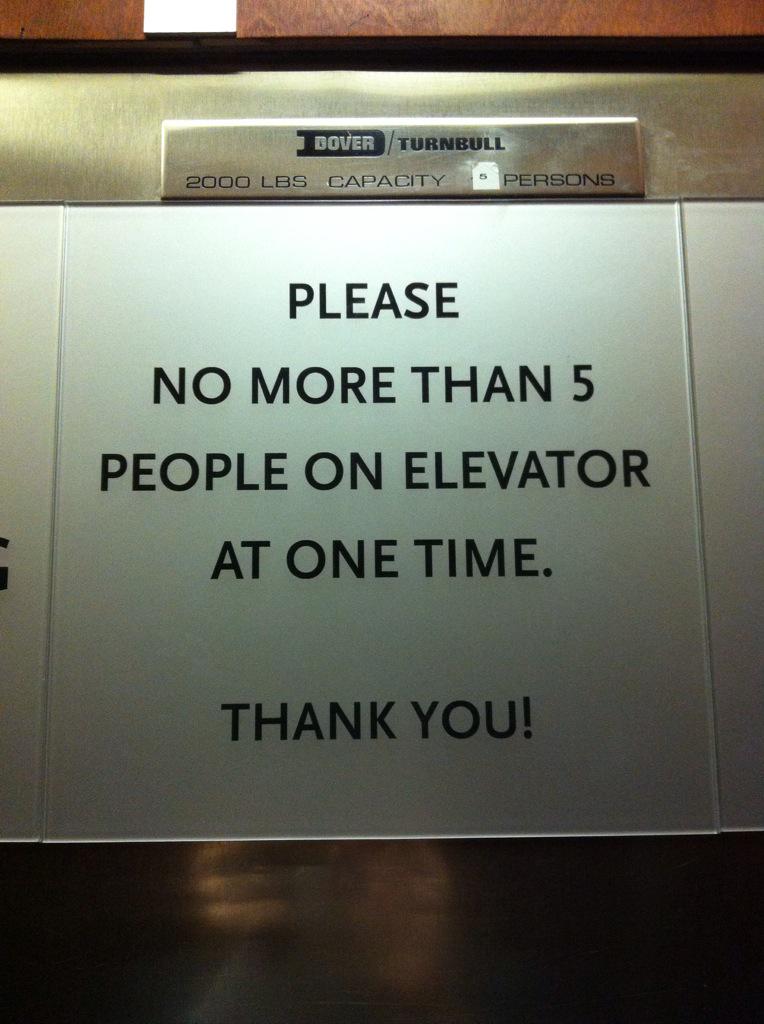 Elevator Weight Limit