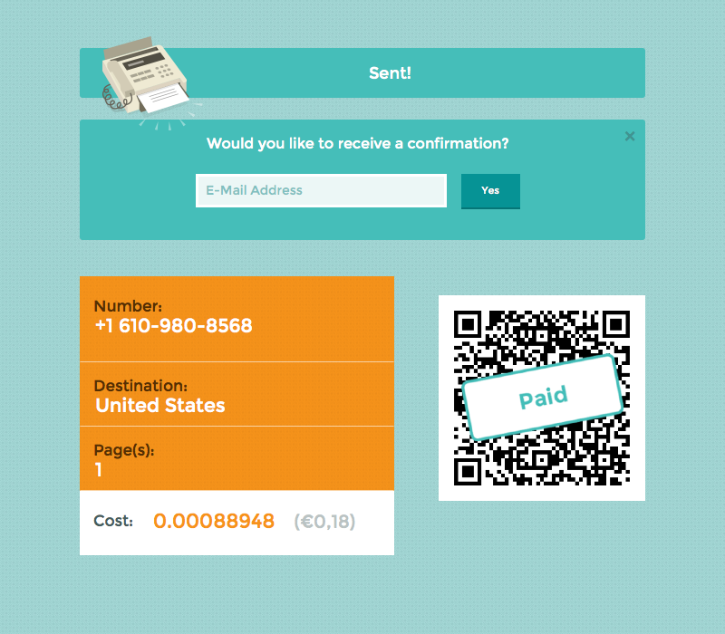 Bitcoin Fax – Send Faxes with Bitcoin : r/Bitcoin