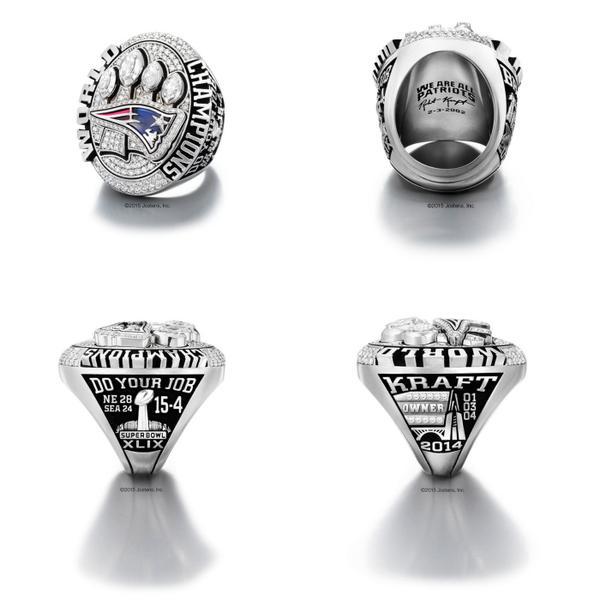 Super Bowl : Diamonds Patriots players received Super Bowl XLIX rings ...