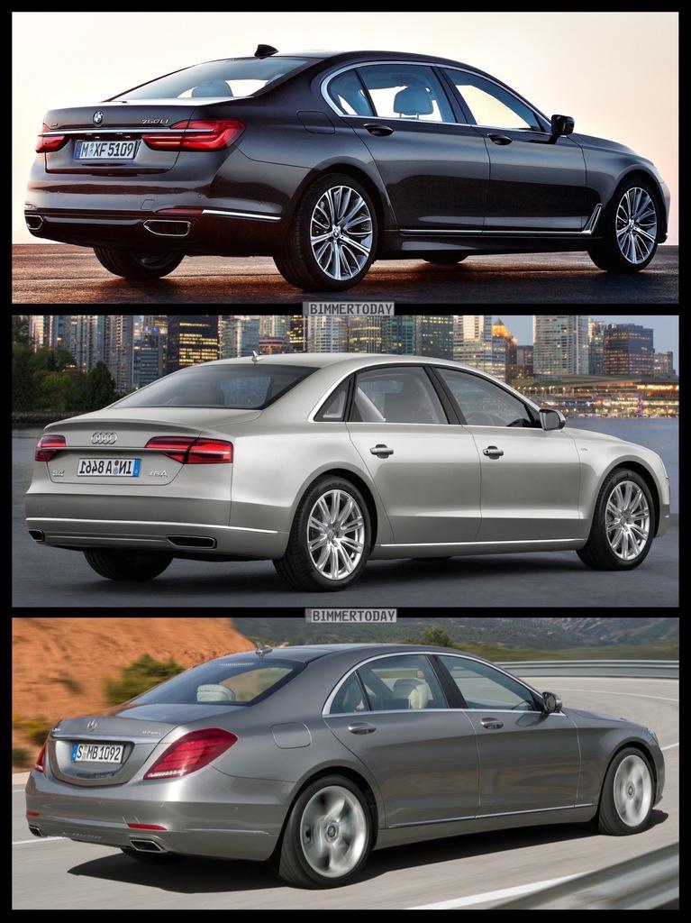 Mercedes Benz S Class Bmw 740 Audi A8