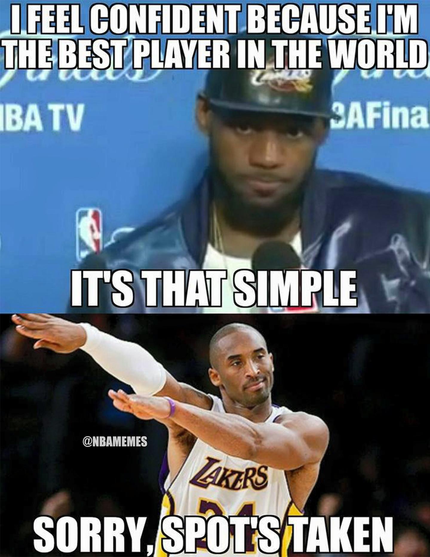 Lebron Kobe Memes
