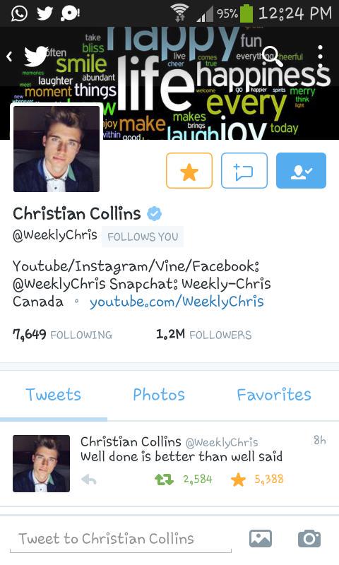 Chris Collins Weeklychris Instagram