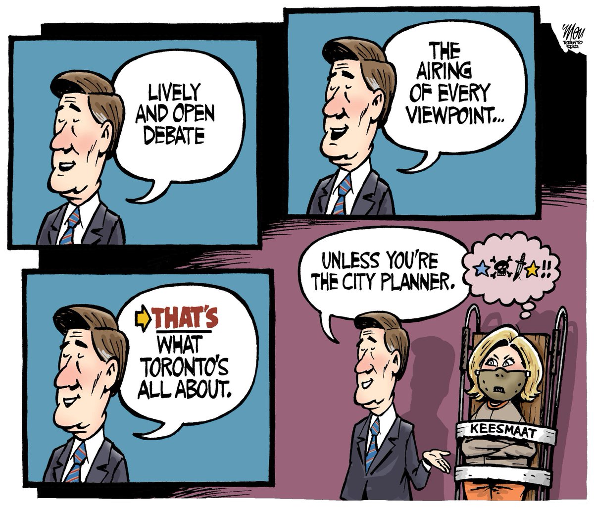 "John Tory and the City Planner" Thursday's TorontoStar Cartoon TOpoli ...