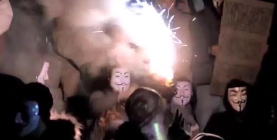 anti cyber attack quintessential Anonymous logos slogans imagery ...