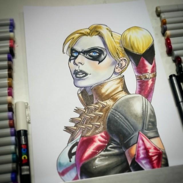 Harley Quinn Injustice Drawing