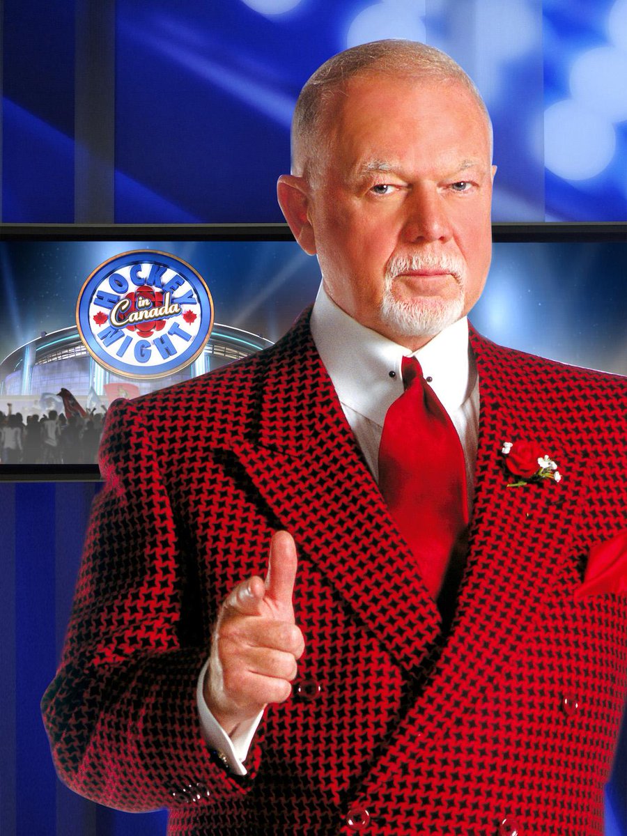 ThankYouCanada for hockey. And Hockey Night. And Don Cherry ...