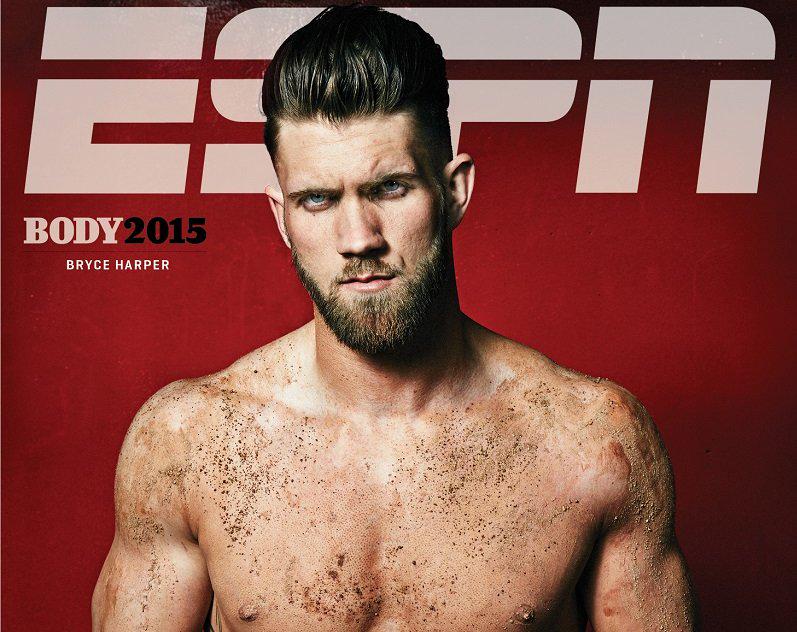 The new ESPN Body Issue cover shows you more of Bryce Harper than you ...