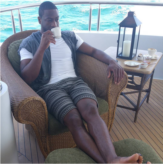 Dwyane Wade got his $20 million deal, painted his toe nails, and sipped ...