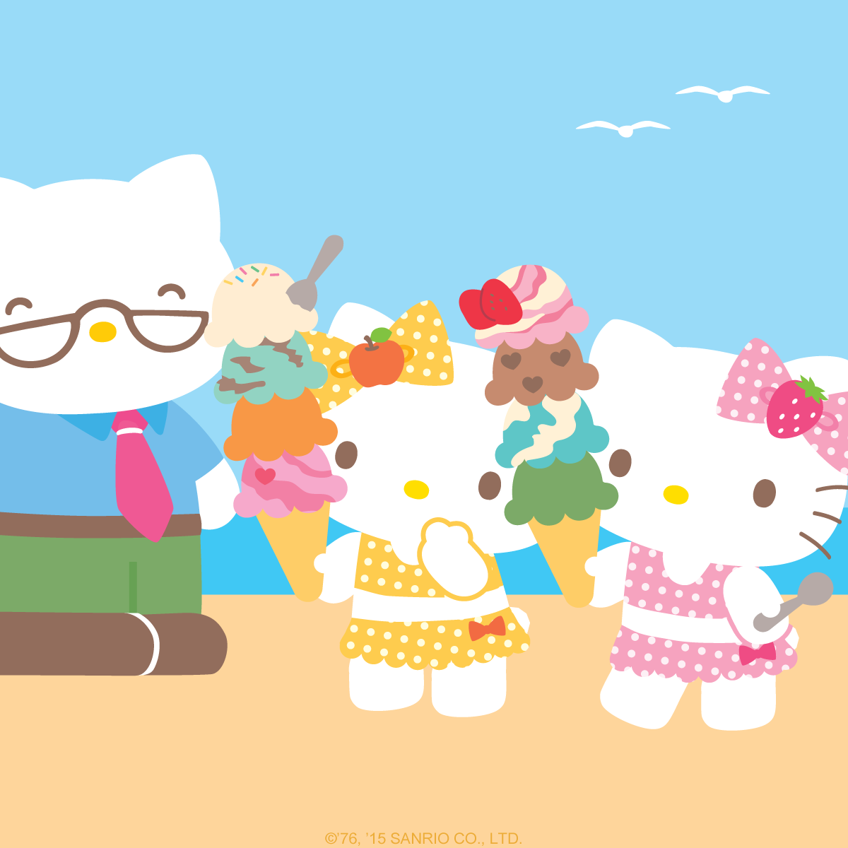Hello Kitty Happy Fathers Day