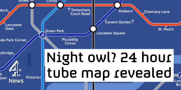 The official 'Night Tube' map has been unveiled by TfL - is your ...