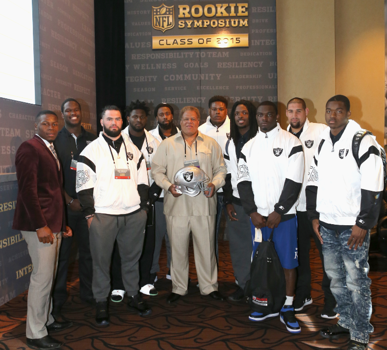 Yesterday at the Rookie Symposium: Raiders GM Reggie McKenzie, CB TJ ...