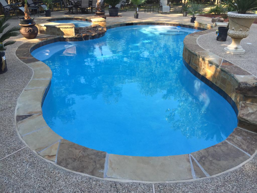 Oklahoma Flagstone Coping Tropix Remodels Beautiful Free Form Pool