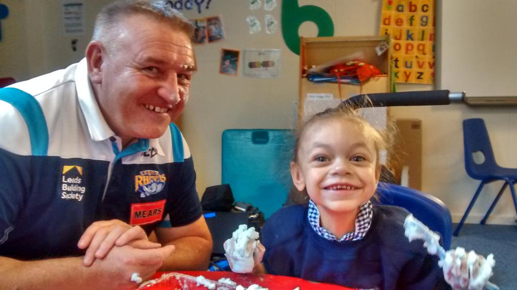 Leeds Rhinos Foundation on Twitter: "Setting up for filming with the famous Ruby at Broomfield ...