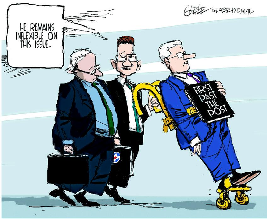 Cartoon of the day: 'First past the post' by Brian Gable | Scoopnest