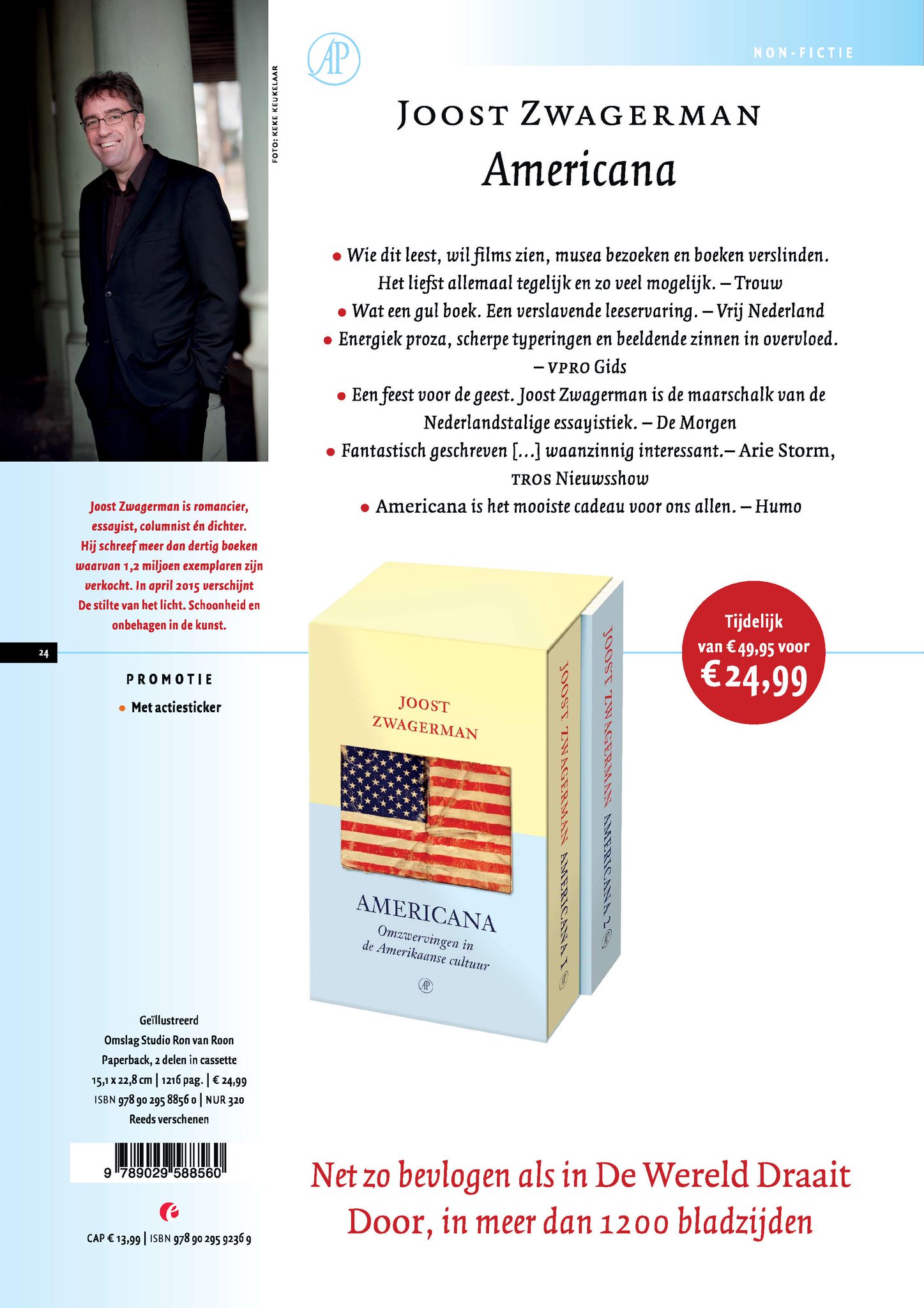 De Arbeiderspers on Twitter: "#Americana, het magnum opus van #joostzwagerman, is nu voor €24,99 ...
