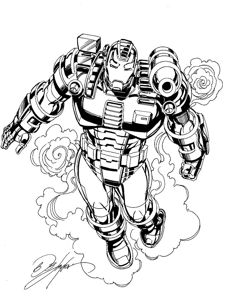 War Machine Coloring Pages