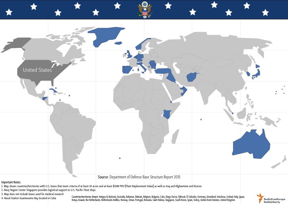 Us Army Bases Europe Map US Military Bases Around The World: A