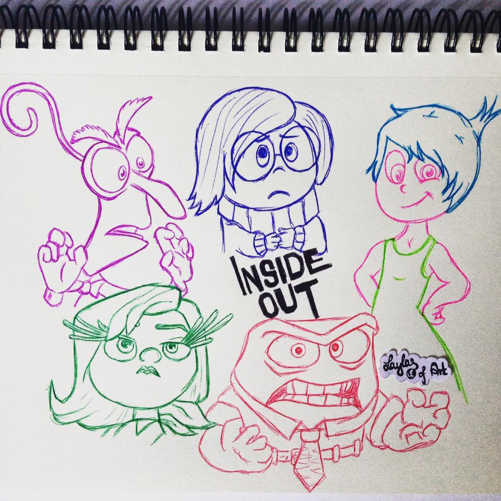 Disney Collage Drawing