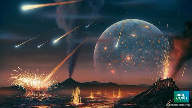 Was the Moon formed when a planet called Theia hit the Earth? | BBC ...