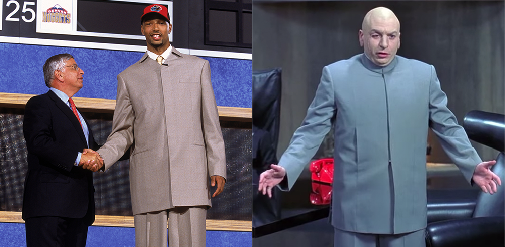 Drew Gooden's draft suit : r/washingtonwizards