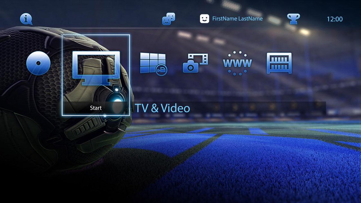 Sneak peek at the Rocket League premium theme : r/PS4
