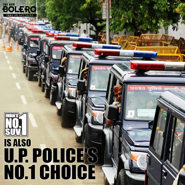 Indian Police Bolero Car