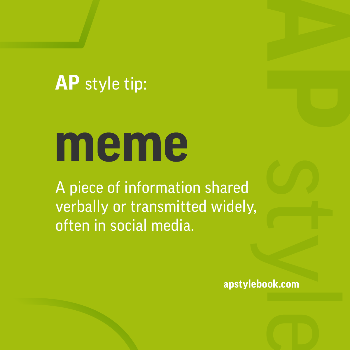 Ap Style Meme