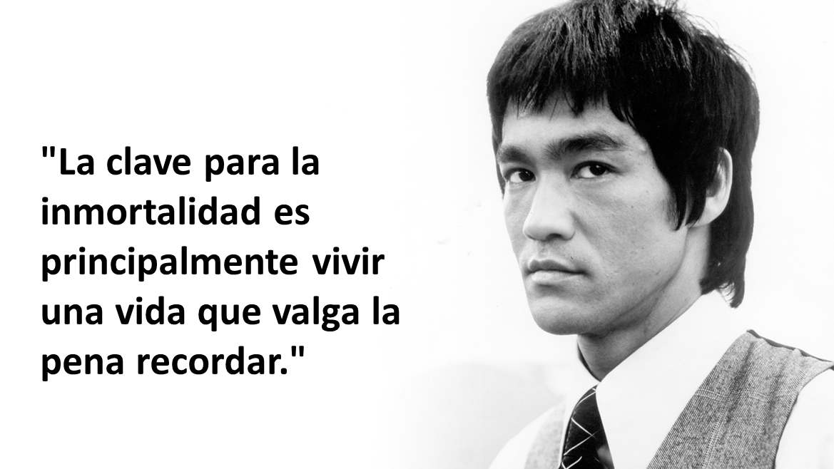 "La clave para la inmortalidad es principalmente vivir una vida que ...