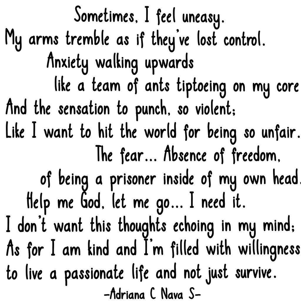 Nervous Poems Quotes Anxiety | CHRISTian Poetry ~ By Deborah Ann