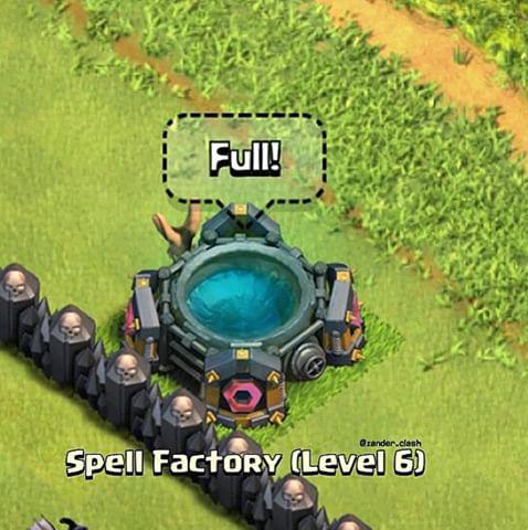 Clash Of Clans Spell Factory