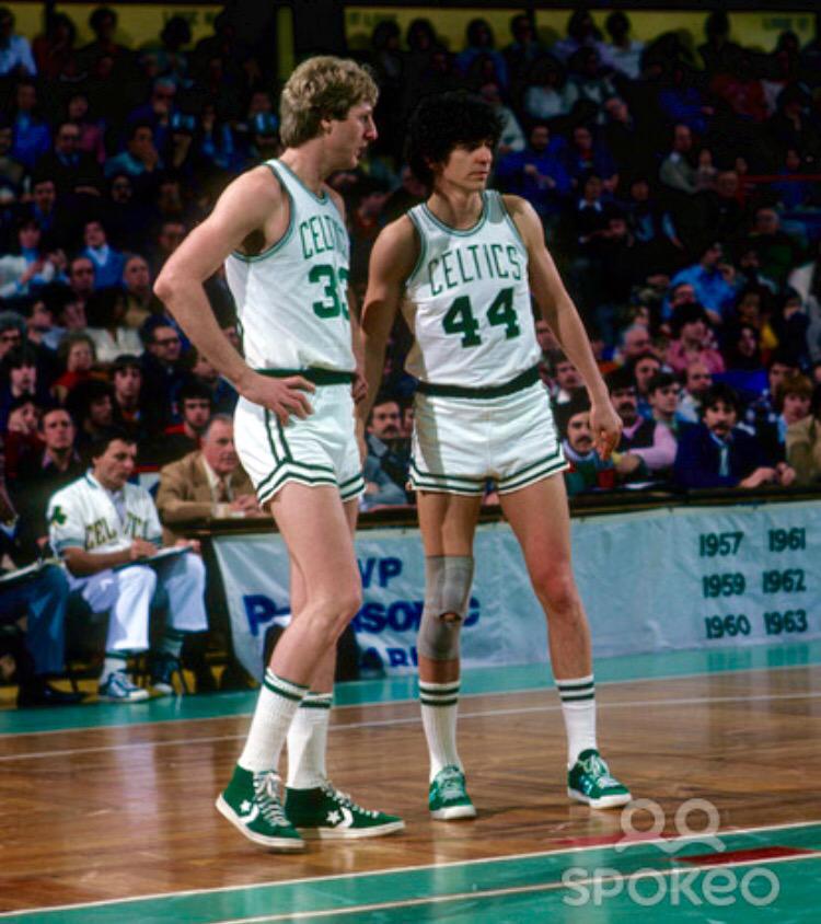 A rare larry bird and pete maravich as teammates photo. #celtics ...