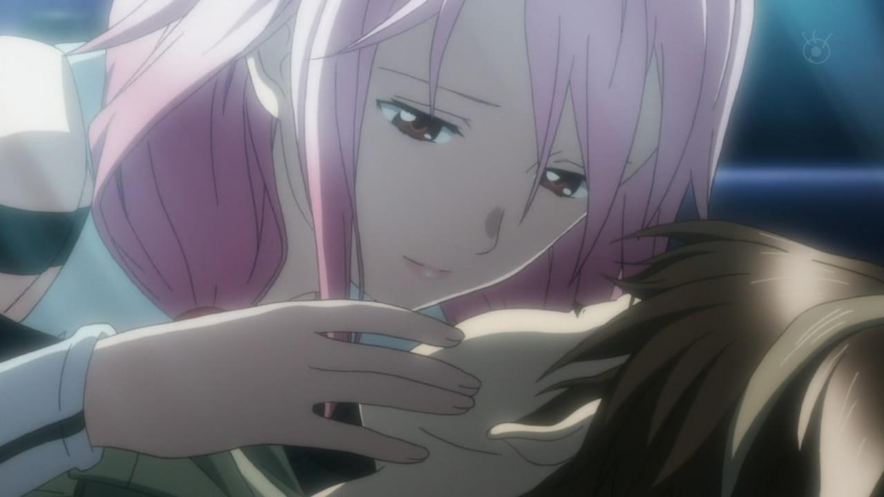 Guilty Crown Inori And Shu Kiss